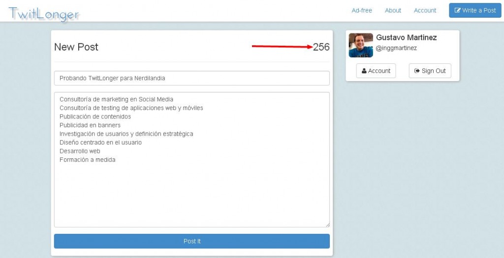 tweetbeeg y twitlonger, para escribir tweets con más de 140 caracteres ...